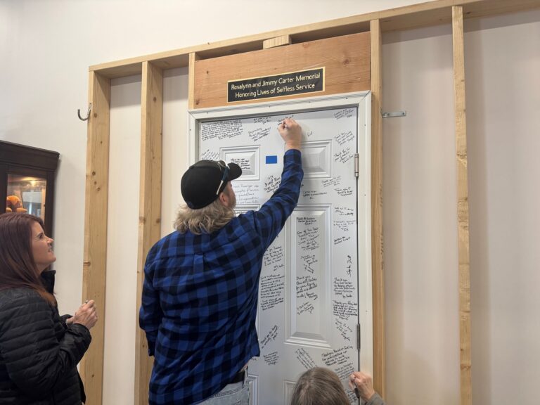 Rosalynn and President Carter Memorial Door Unveiling Ceremony ...